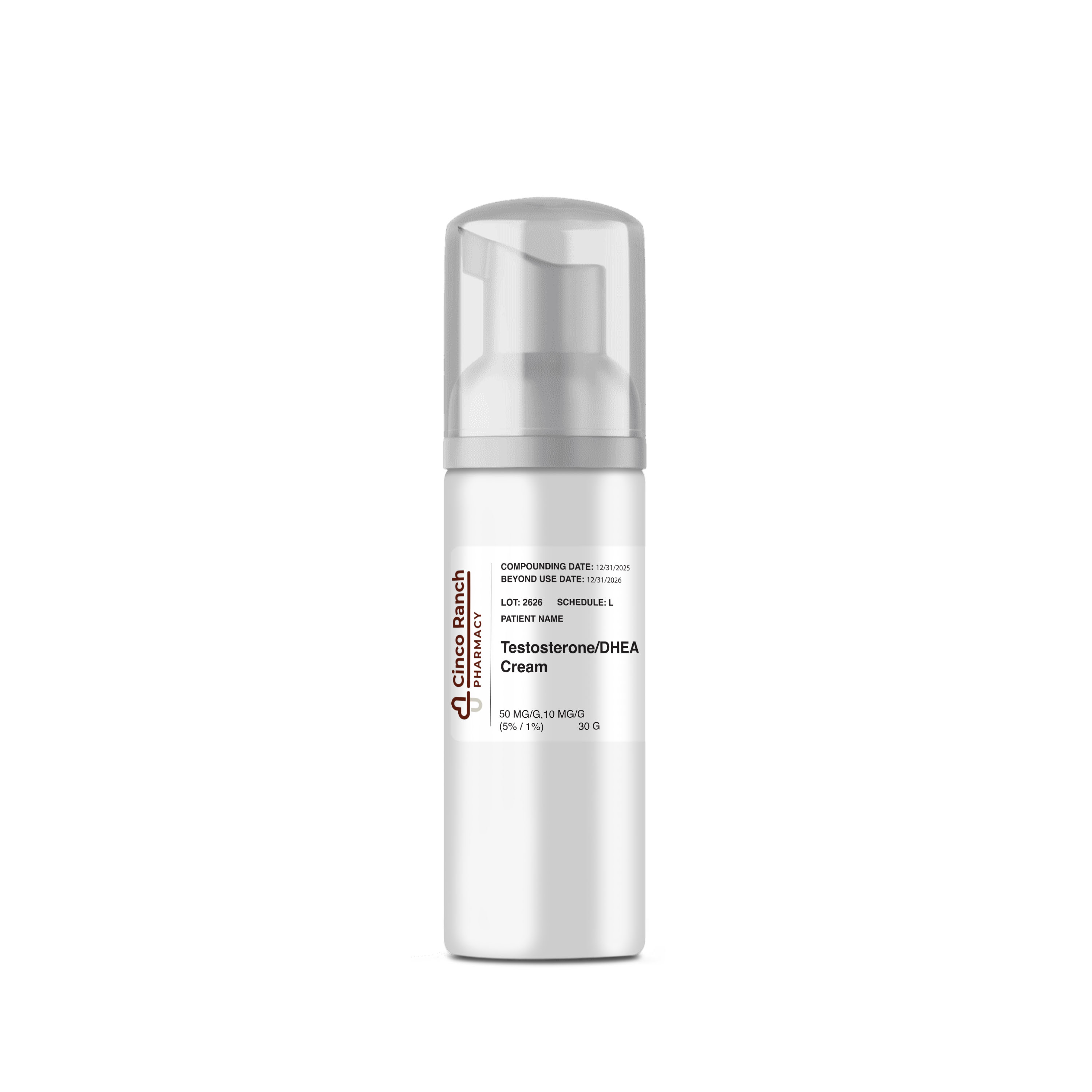 Testosterone/DHEA Cream - Cinco Ranch Pharmacy